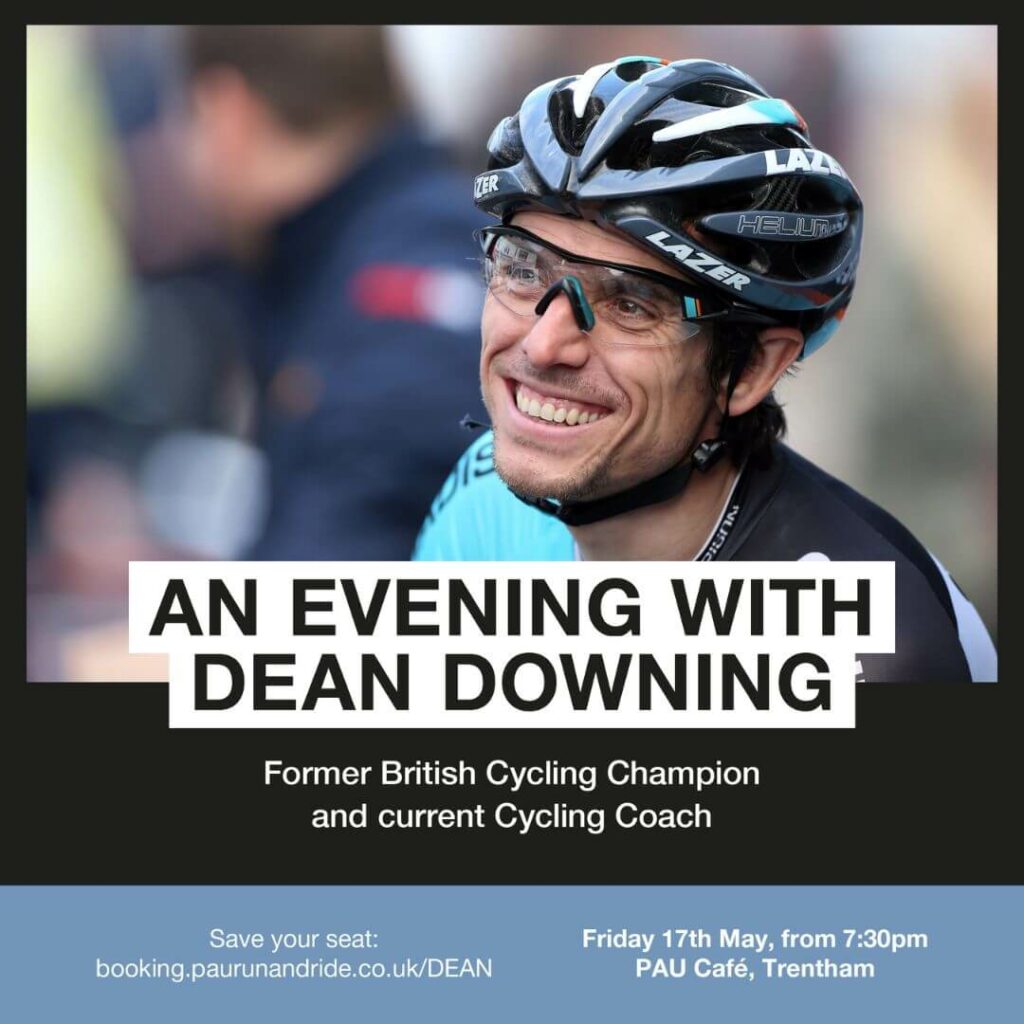 Join Us For A Cycling Talk With Dean Downing